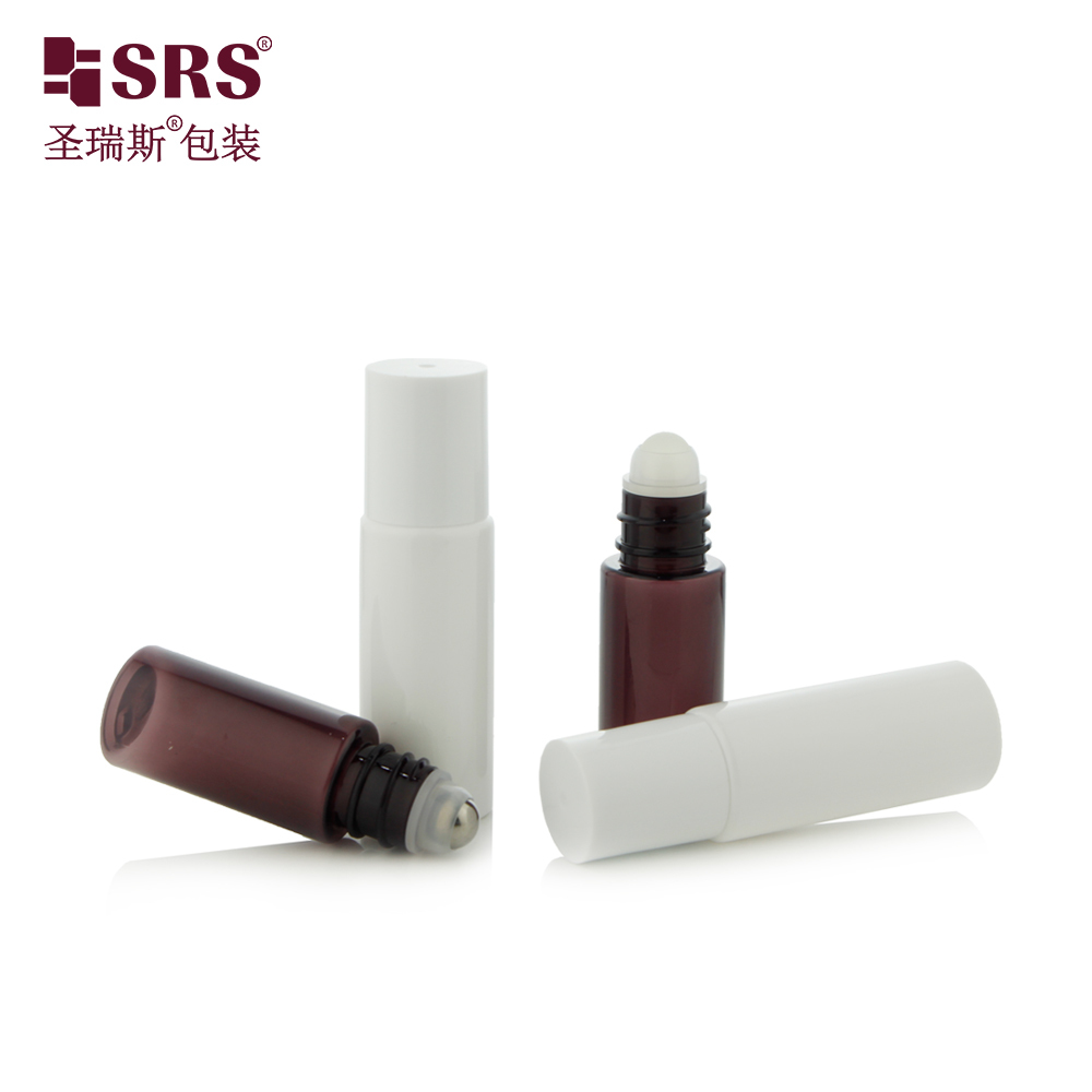 Quality PET 10ml ~ 170ml Plastic PCR Roll On Bottle Transparent Customize Color Roller for sale