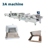 Quality Speed Carton Folding Machine CQT-850 with 14m*1.3m*1.4m Dimensions and 350 m/min for sale
