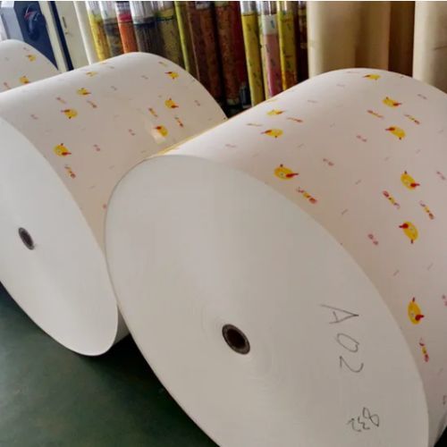 Quality 1-7 Colors 100% Virgin Wood Pulp PE Paper Cup Roll for Disposable Cups Takeout Packaging for sale