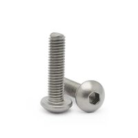 Quality Stainless Steel Button Head Hex Socket Cap Screw M3 X 4/5/6/8/10/12/14/16/18/20/25mm for sale