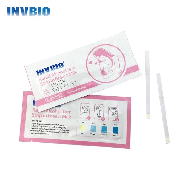 Quality 99% Accuracy Rapid Test Cassette Breastmilk Alcohol Test Strips for sale