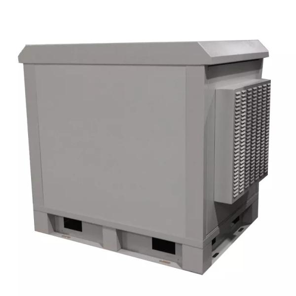 Quality 18U Outdoor Communications Cabinet Metal Enclosures RAL7035 Pantone 428C for sale