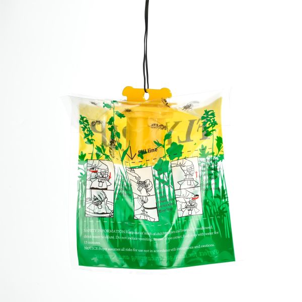 Quality Power Source None Sturdy Outdoor Hanging Fly Catcher Disposable Fly Fruit Trap for sale
