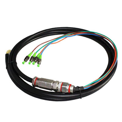 Quality Pre Terminated 4 Core Waterproof FOC Fiber Optic Cable Pigtail for sale