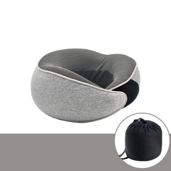 Quality Custom Logo Accepted U-Shape Memory Foam Neck Pillow for Car Airplane Cervical for sale