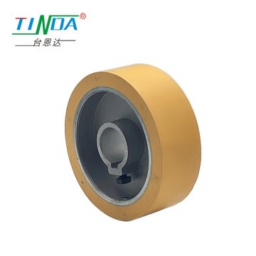 Quality OEM Rubber Wheel Roller For Woodworking Profile Wrapping Machines for sale