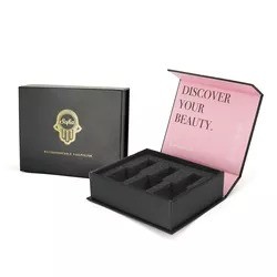 Quality False Press On Nail Packaging Rigid Boxes Custom Logo Cardboard Speciality Paper for sale