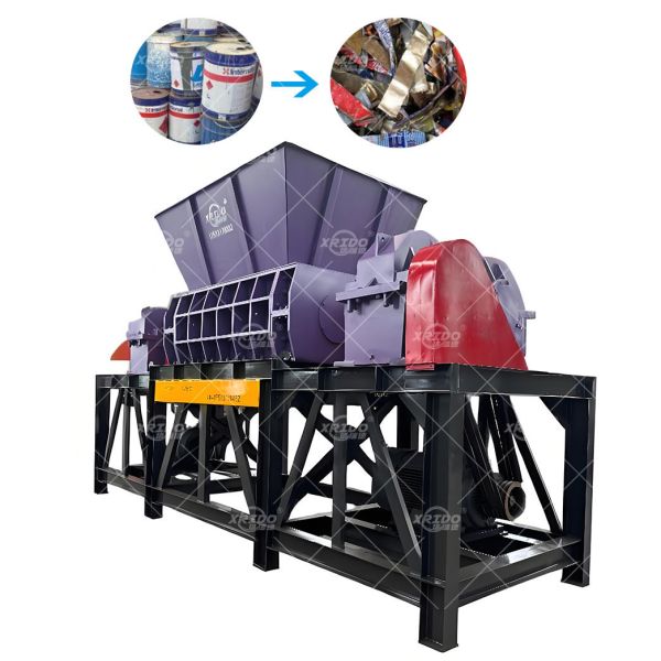 Quality 1000-5000 Kg/h Heavy Double Shaft Metal Bucket Iron Aluminum Car Steel Crusher Crushing Shredding Machine for sale