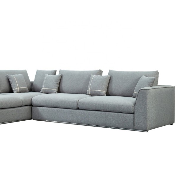 Quality Convertible Folding Luxury Corner Sofa Practical Adjustable Height for sale
