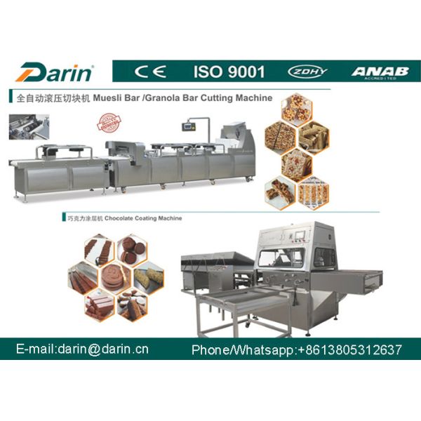 Quality 88kw Longitudinal Cereal Bar Making Machine For Peanut Brittle / Sesame Candy for sale