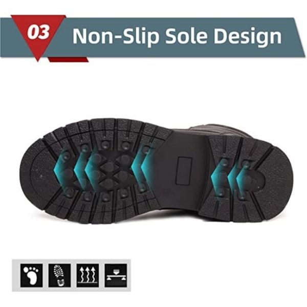 Quality Puncture Proof Cold Resistant Waterproof Safety Boots with Steel Toe for Winter for sale