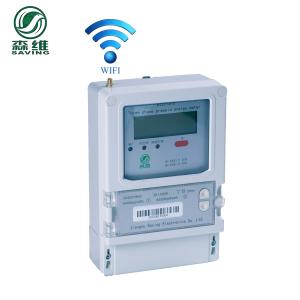 Quality 220V 380V LCD Three Phase Prepaid Energy Impact Meters Prepaid Wall Mounted for sale