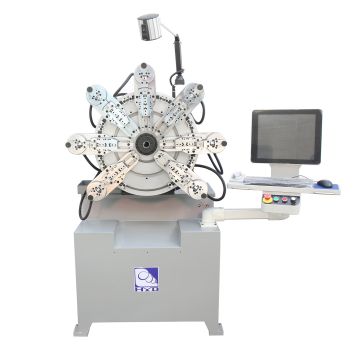 Quality 12 Axes Camless CNC Spring Forming Machine Independent Control for sale