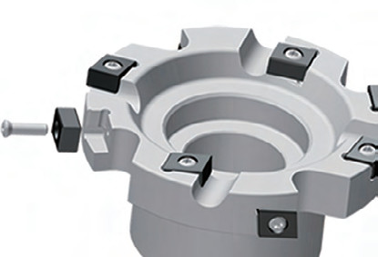 Quality 90° Indexable Milling Tools For Helical Machining for sale