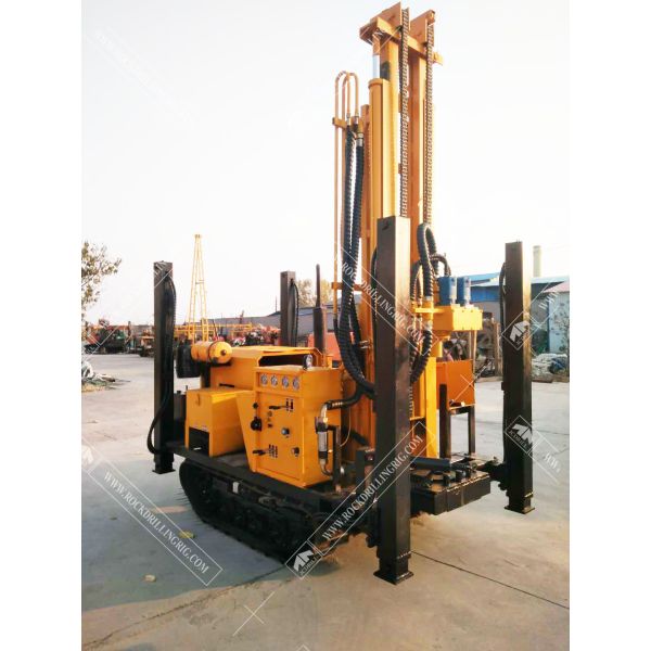 Quality 55kw CE Crawler Hydraulic Water Well Drilling Rig for sale