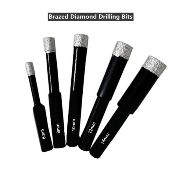 Quality Hexagon Diamond Burr Drill Bits For Stone Ceramics Drilling for sale