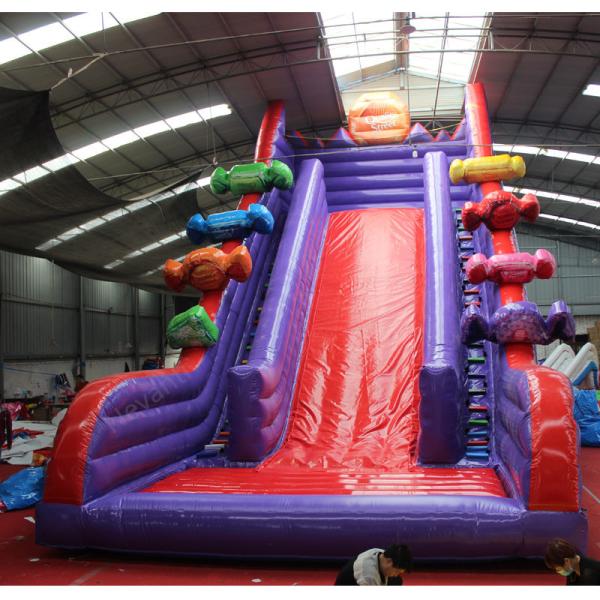 Quality PVC Accessory Packing Bag Included Design Giant Dry Inflatable Bouncer Slide For for sale