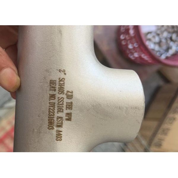 Quality Welded Seamless SS Equal Tee SCH10S SCH40 SCH80S for sale