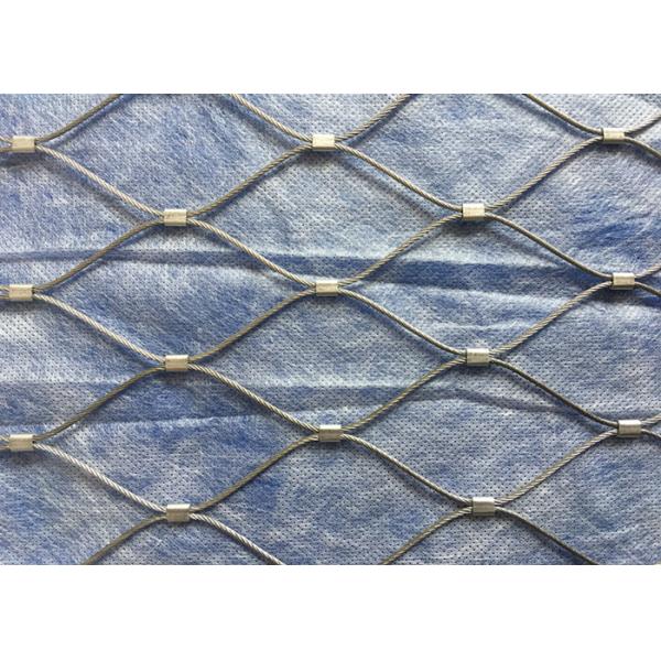 Quality Stainless Steel Cable Mesh Webnet for Balustrade 60 Degree Angle for sale