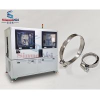 Quality Spring Leaf German Type Hose Clamp Machine Worm Gear Hose Clip Assembly Machine ODM for sale