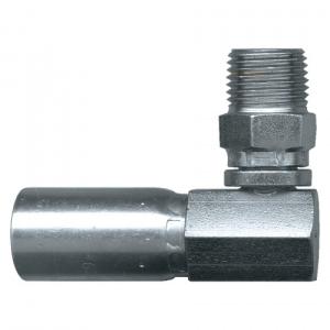 Quality EN853 1SN Bulk Hydraulic Hose Fittings Hydraulic 90 Degree Swivel for sale