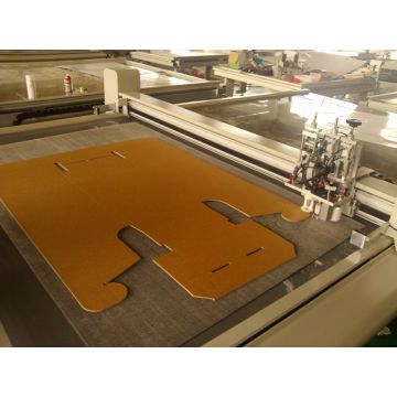 Quality Brunt Model Carton Box Making Machine / Cardboard Cutter Machine For Leather for sale