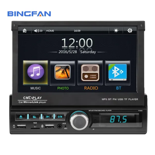 Quality QLED IPS Screen Universal Car Radio 2DIN Build In Car DVD Player for sale