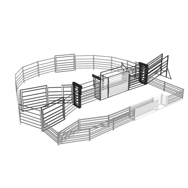Quality 5.8m-12m Gi Pipe Oval Round Galvanized Livestock Fencing 1.8mx2.1m for sale