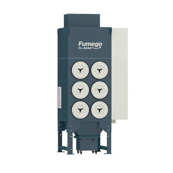 Quality Large Flow Rate 5000m3/h Mobile Fume Extractor For Laser Cutting for sale