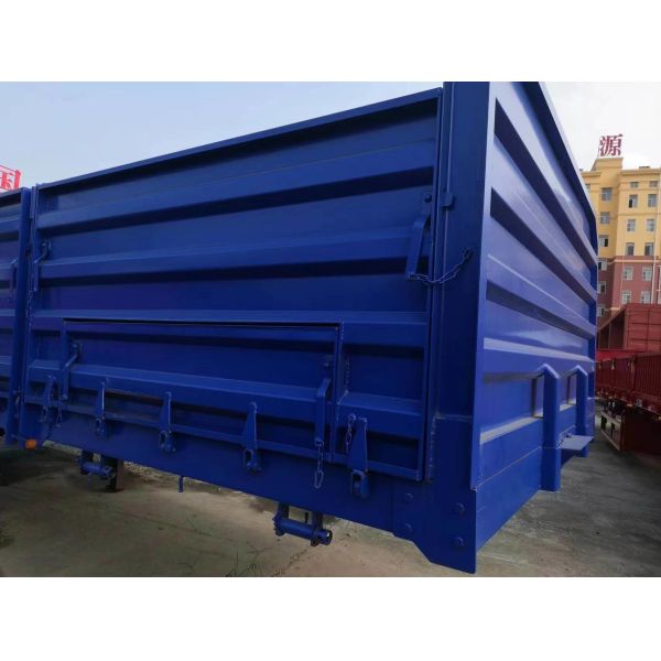 Quality Three Axle Box Semi Trailer With Anti-lock Function for sale