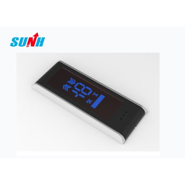 Quality Zinc Alloy Chrome Plating Lift Call Panel , Black Frame Elevator Cop Panel With for sale