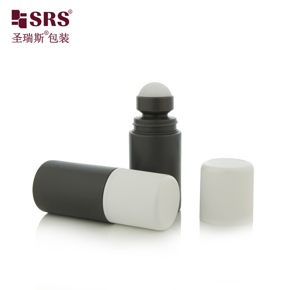 Quality RPPC1-60ML Wholesale Customize Colored Matte Glossy Roll On Deodorant Bottle for sale