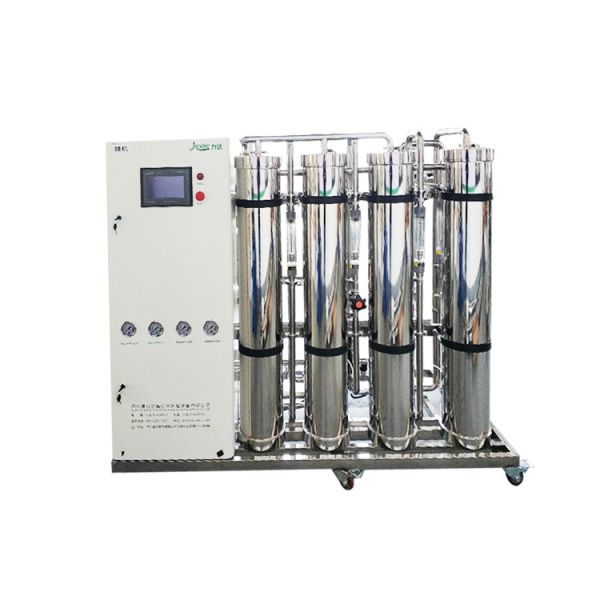 Quality Double Pass Reverse Osmosis System 50-70% Water Recovery Rate 1000LPH for sale