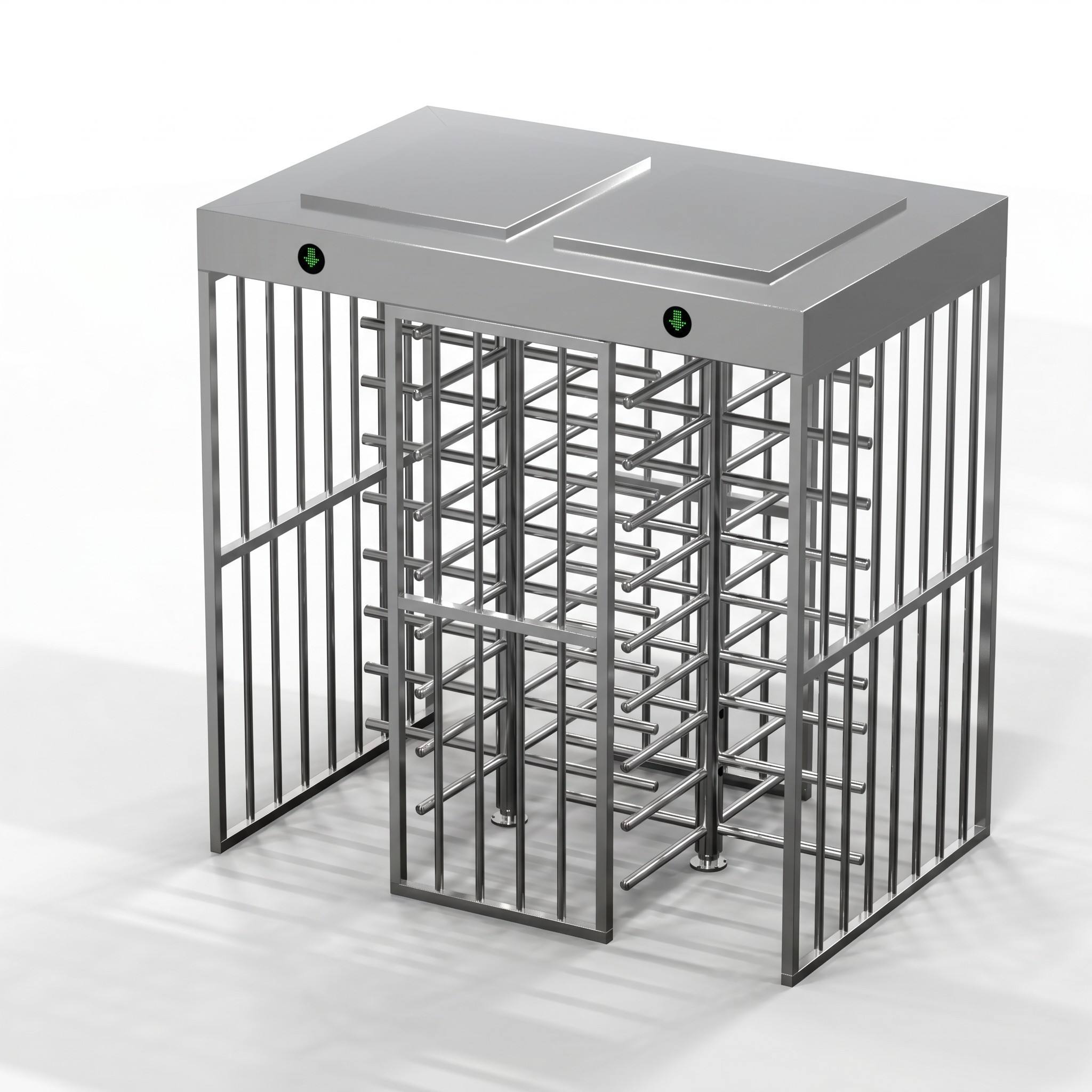 Quality CE Approved Single Passage Full Height Turnstiles Entrance Security System for sale