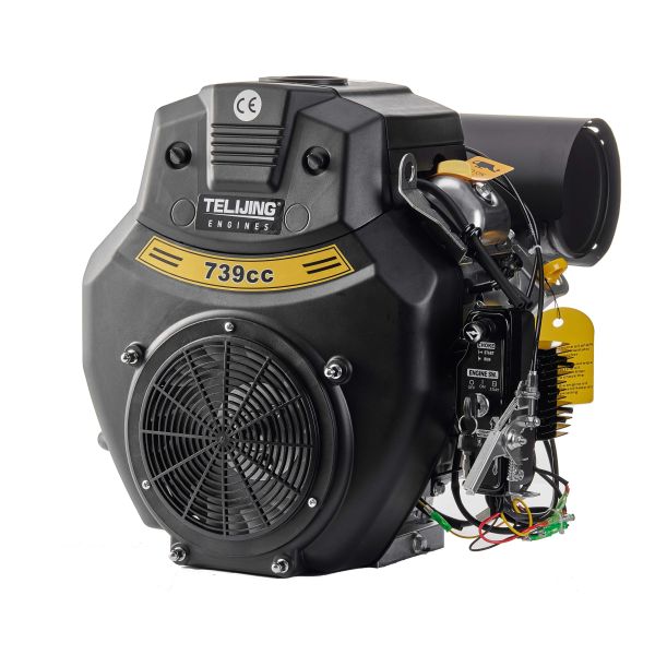 Quality Portable Jet TJ740 Rato 744cc 2 Cylinder Gasoline Engine with Forced Cooling and Design for sale