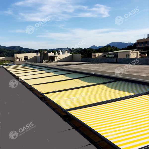 Quality Aluminium Frame Electric Sunshade Awning Attached To House 2m 2.5m 3m Custom Sizes for sale