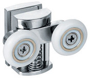 Quality Round 5mm Hole Metal Sliding Door Rollers 24mm Sliding Patio Door Runners for sale
