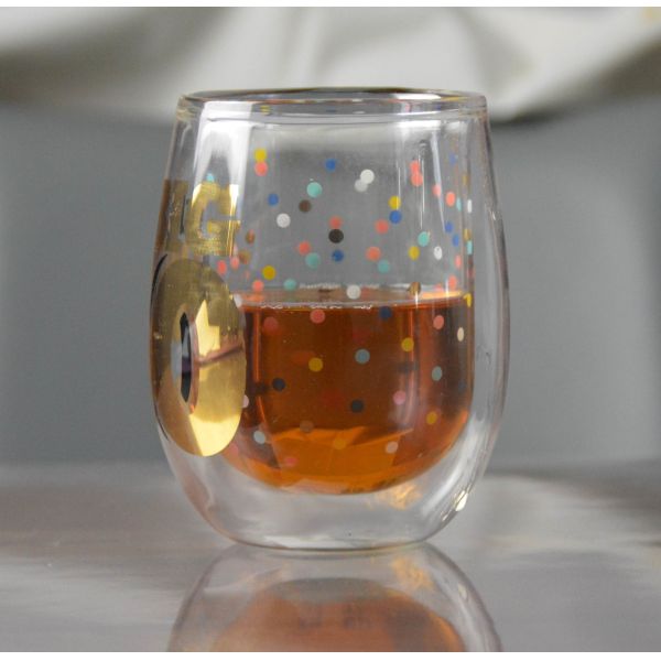 Quality High Borosilicate Double Wall Handmade Whiskey Glass for sale