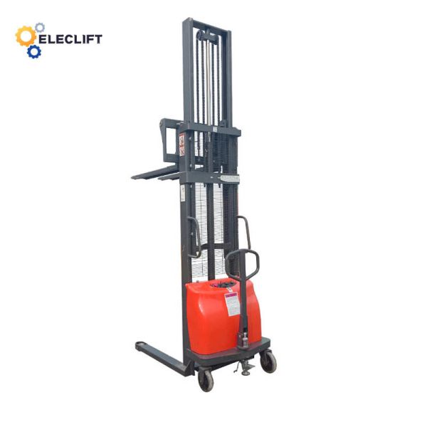 Quality Fork Width 550mm Semi Electric Pallet Stacker OEM ODM for sale