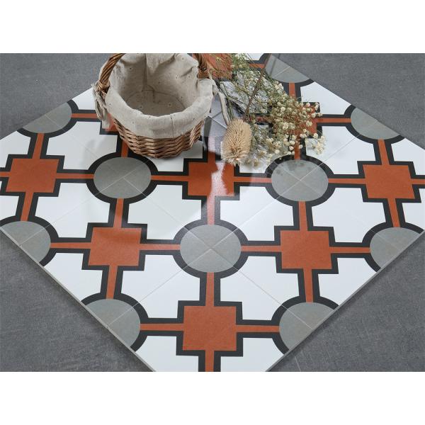 Quality 20x20cm Red Gray Ceramic Rustic Tile for Indoor Floor for sale