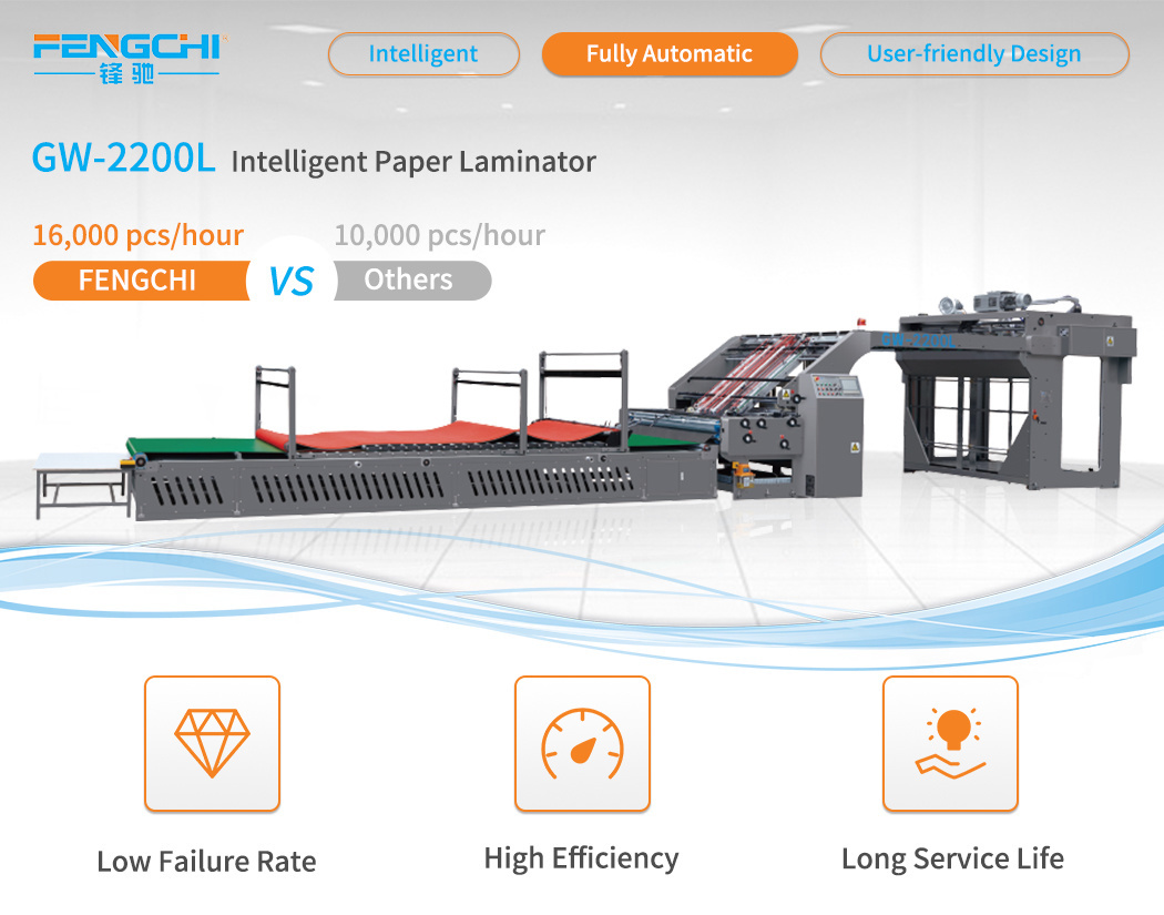 Industrial Hot Laminating for a/B/E/F/3/5 Ply Warped Cardboard Litho Laminator User-Friendly