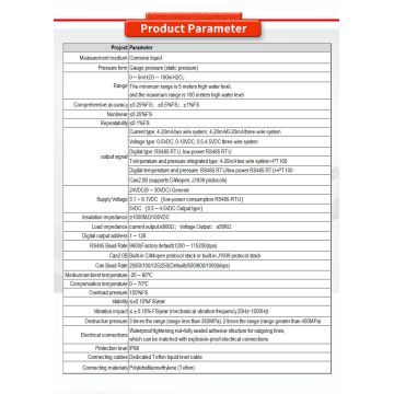 Quality Customized Corrosion Resistant Level Sensor for Accurate Liquid Level Measuremen for sale