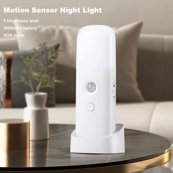 Quality 1.2W 5V Emergency Led Night Light Portable Rechargeable Night Lamp for sale