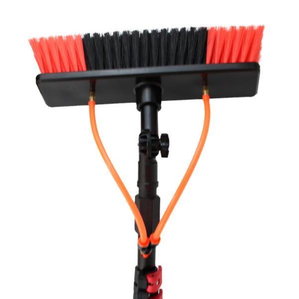Quality ISO9001 5.4m Black Carbon Fiber Solar Module Cleaning Brush for sale