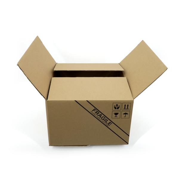 Quality Custom Logo Folding Corrugated Board Box Cardboard Moving Packing Boxes for sale