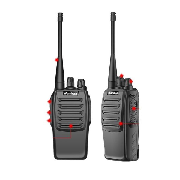 Quality Hotel Wanhua WH27E Walkie Talkie Customizable 170*60*35MM Professional Long Range UHF for sale