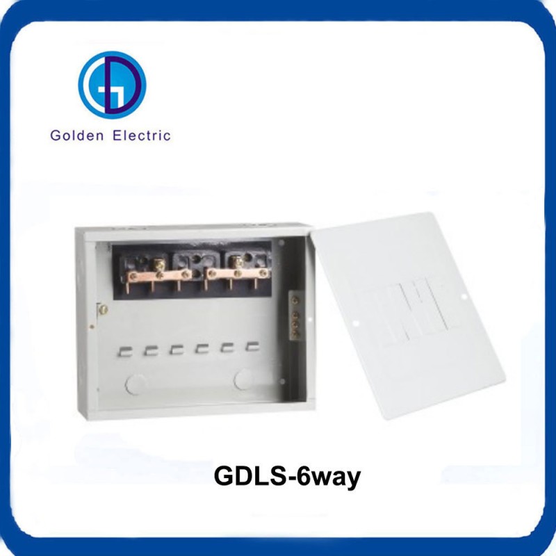 4way Single Phase Wall-Mounted Distribution Box Electrical Control MCB Load Center Panel Boards
