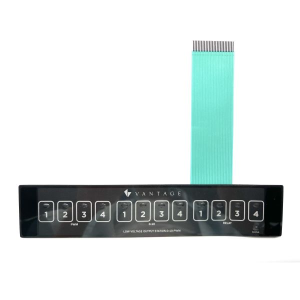 Quality Emboss Energy Saving LED Membrane Switch With Touch Push Keys Button for sale