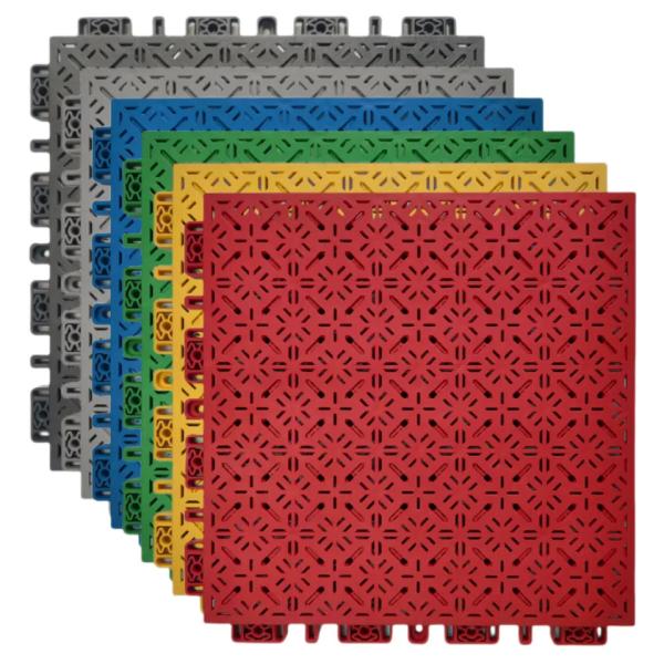 Quality Customised Water Repellent Interlocking Outdoor Badminton Basketball Flooring for sale