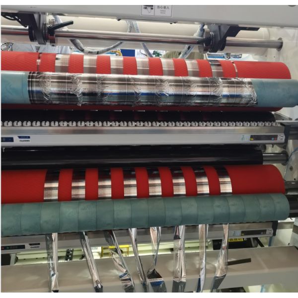 Quality Rewinder Machine Substrate PET+Cu OPP+Cu length cutting machine for sale